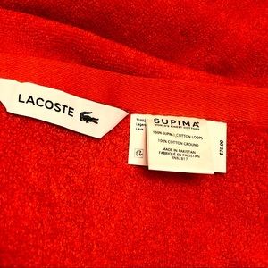 Lacoste | Bath | Nwt Lacoste Large Bath Towel And Bath Mat | Poshmark